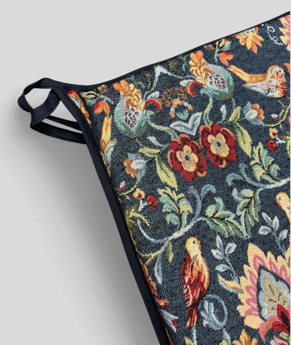 William Denim Tapestry Tapered Seat Pads| Tapestry Tapered Seat Pads